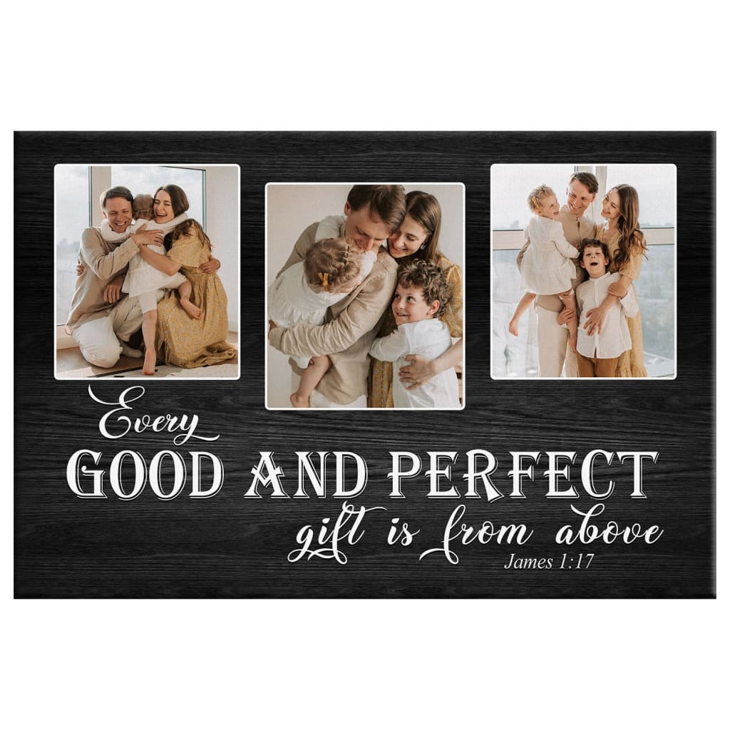 Every Good And Perfect Gift Is From Above Wall Art Canvas, Personalized ...