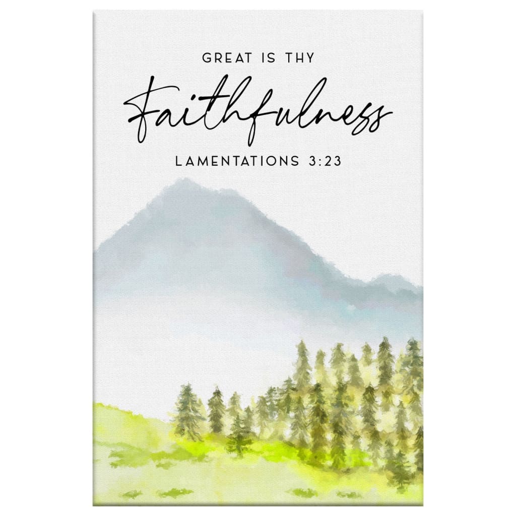 2 Piece Christian Wall Art His Mercies Are New Every Morning Great Is ...