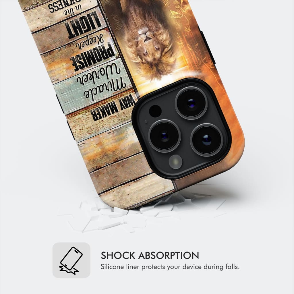 Jesus Way Maker Lion Of Judah Lamb Of God Phone Case | Christian Phone ...