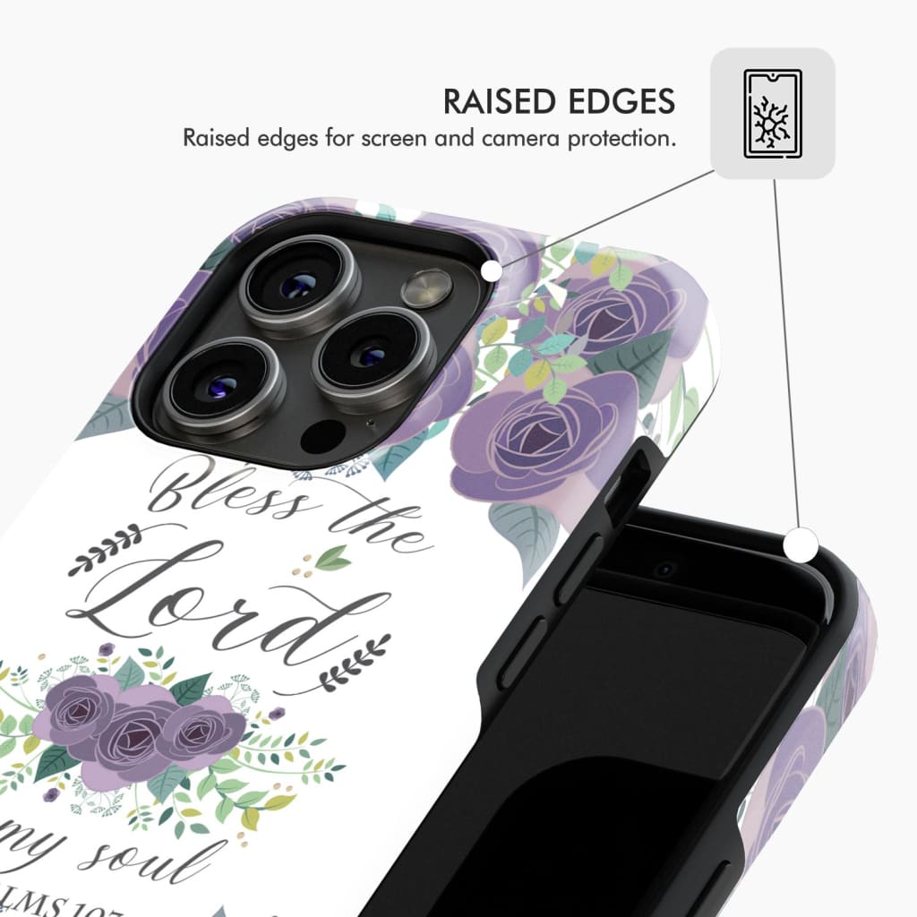 Psalm 103 Bless the Lord Oh My Soul Phone Case, Bible Verse Phone Cases ...