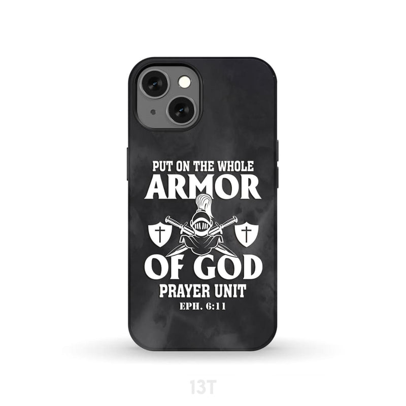 Put On The Whole Armor Of God Phone Case, Christian Bible Verse Gift ...