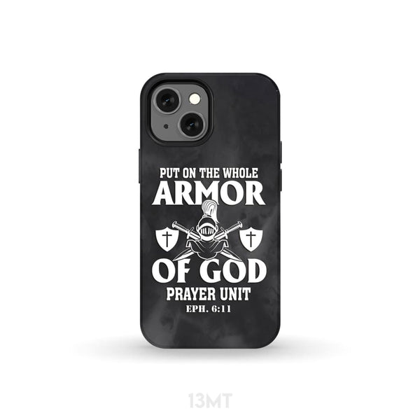 Put On The Whole Armor Of God Phone Case, Christian Bible Verse Gift ...
