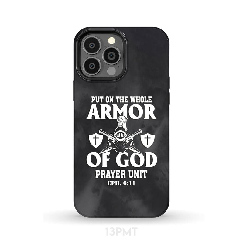 Put On The Whole Armor Of God Phone Case, Christian Bible Verse Gift ...