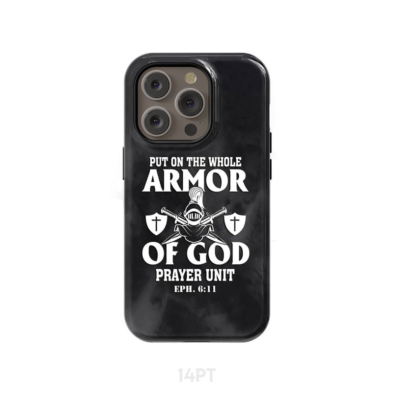 Put On The Whole Armor Of God Phone Case, Christian Bible Verse Gift ...