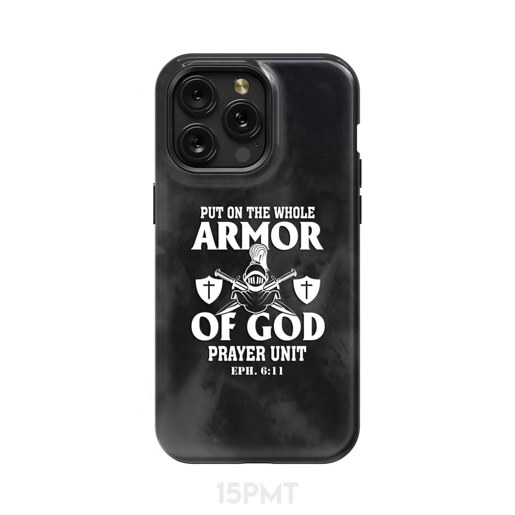 Put On The Whole Armor Of God Phone Case, Christian Bible Verse Gift ...